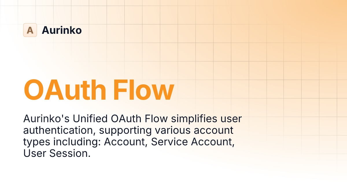 OAuth Flow | Aurinko